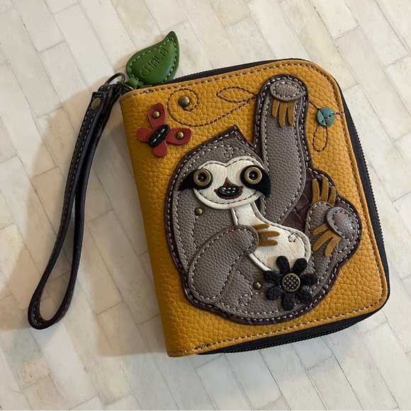 Chala | Bags | Euc Chala Sloth Wristlet | Poshmark